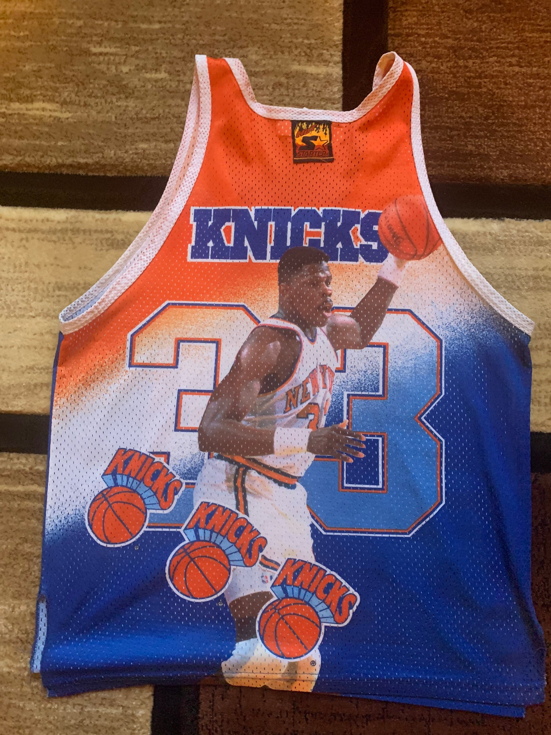 Vintage 90's New York Knicks Starter Patrick Ewing Tank | Etsy