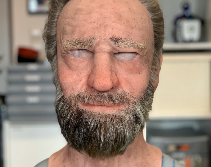 Original Latex Mask Face Greyland Film waltr Grey - Etsy