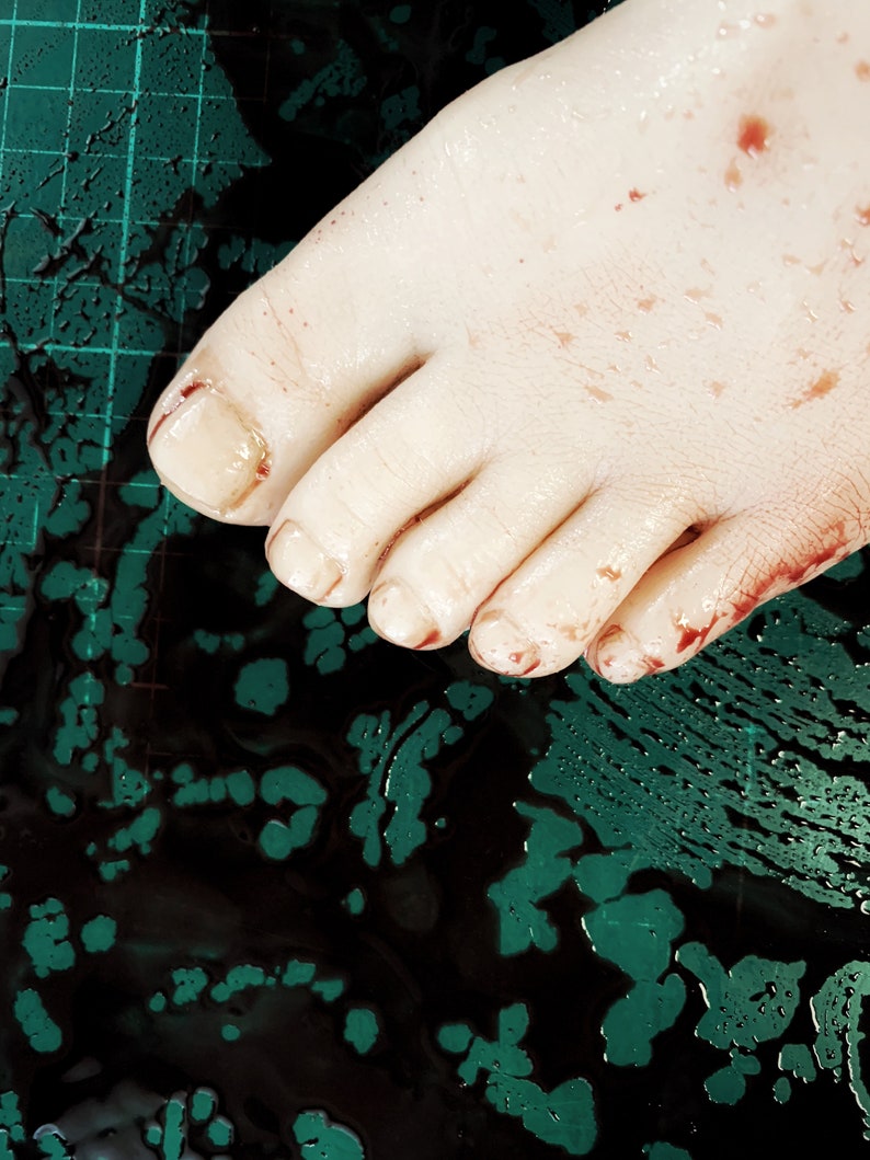 Realistic Female Foot Silicone Prop Dummy Horror Feet - Etsy