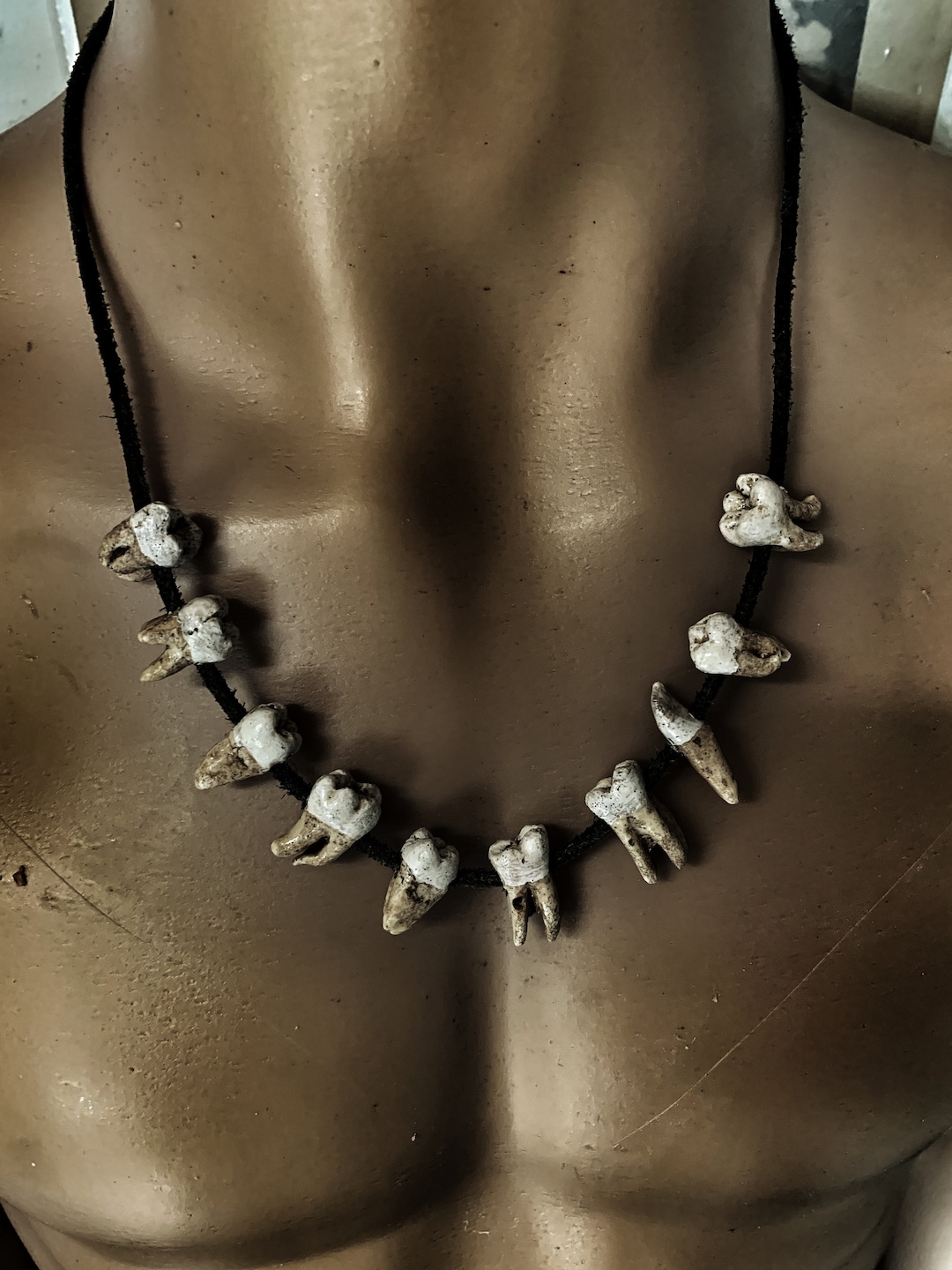 Realistic Resin Teeth Necklace, Cast From Real Tooth Molds - Etsy