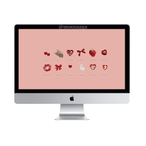 Cute Icons for Mac & PC, Folder Icons, File Icons, Mac, PC, Instant ...