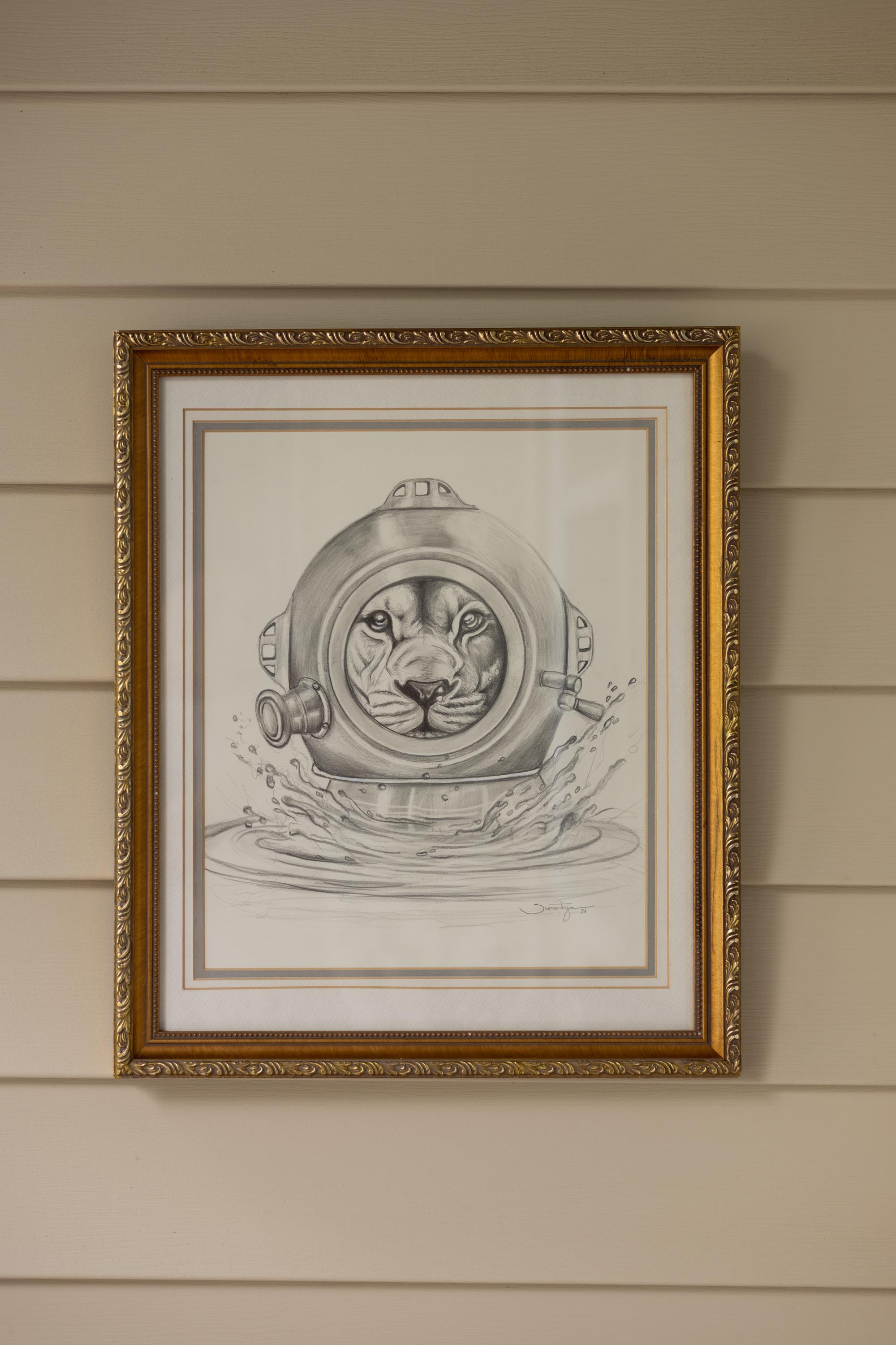 Patience | Tiger Art, Tiger Pencil Art, Tiger Astronaut Art, Tiger ...