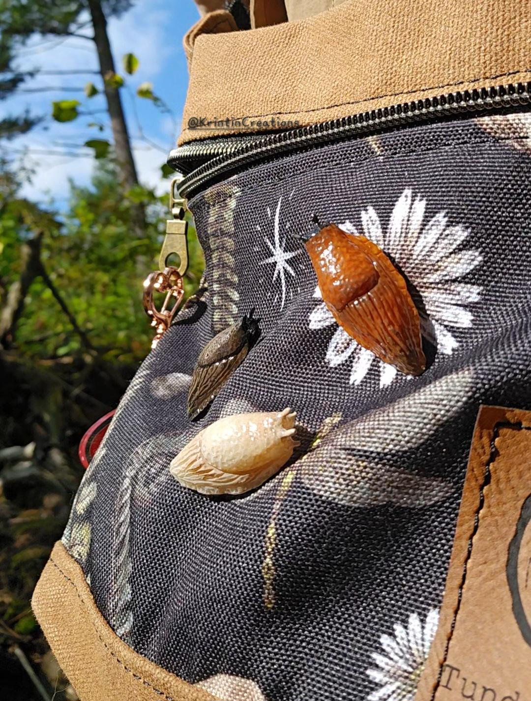 Realistic Slug Pin: Handmade Clay Art, Fall Autumn Whimsy - Etsy