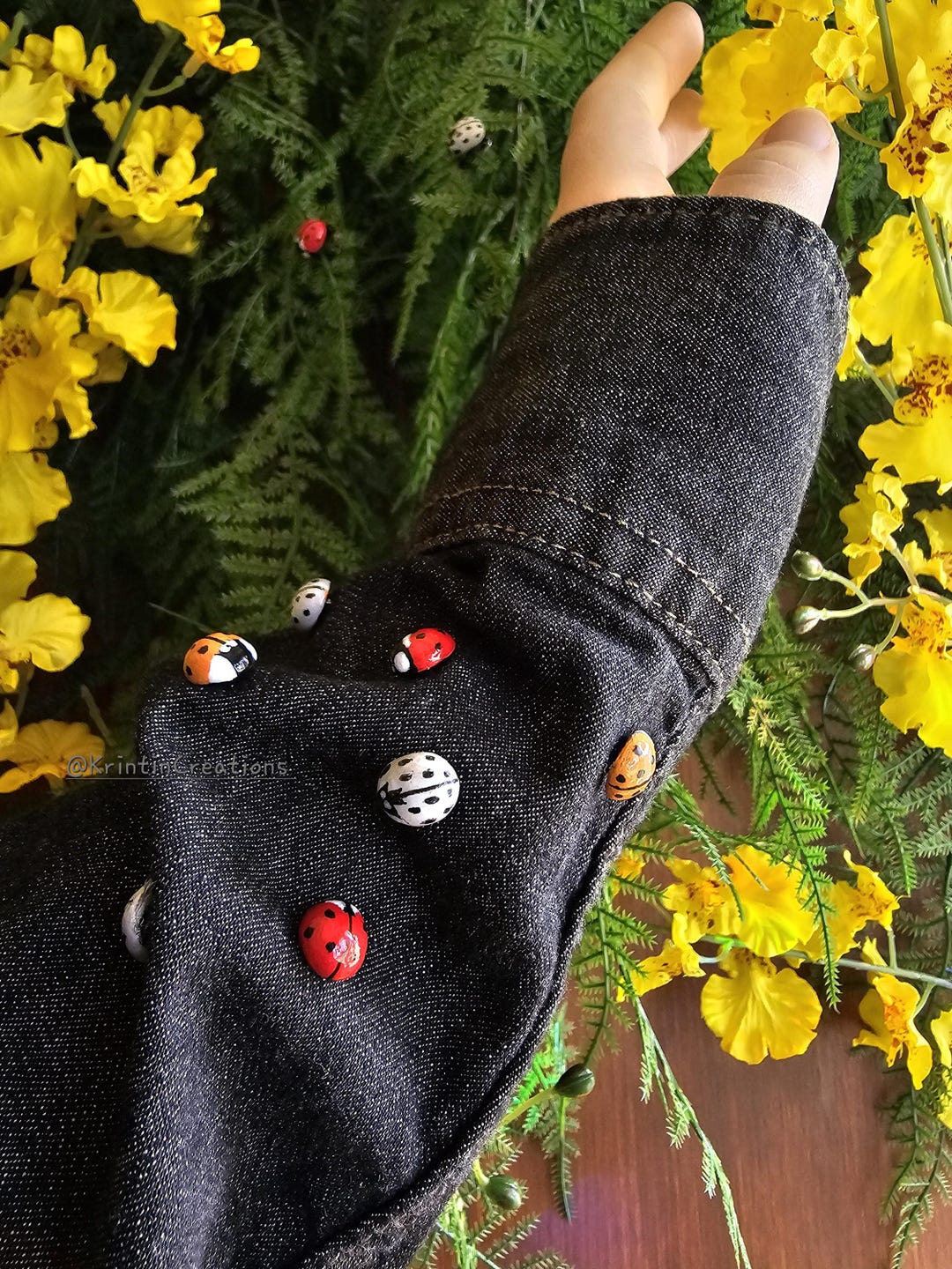 Realistic Ladybug Pin: Handmade Clay Art, Spring Whimsy, Mother's Day ...