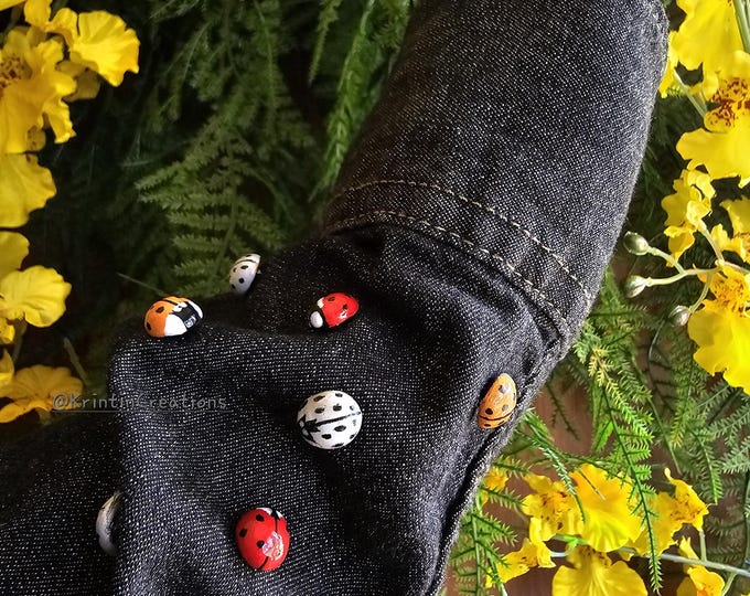 Ladybug Enamel Pin - Etsy