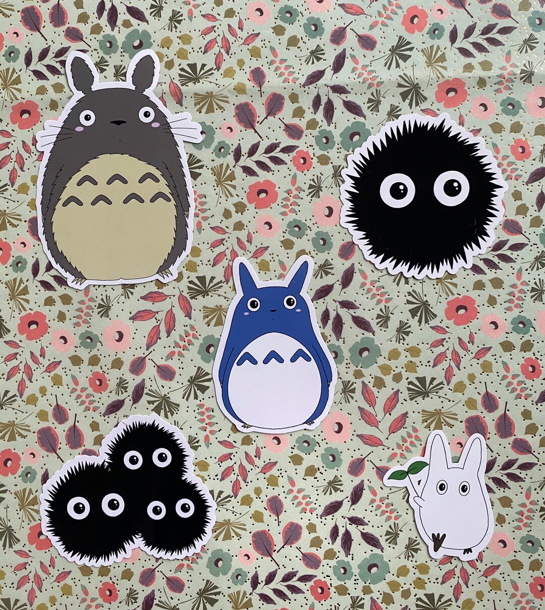 Japanese Anime Cute Soot Sprites and Animals Anime Stickers Stickerpack ...