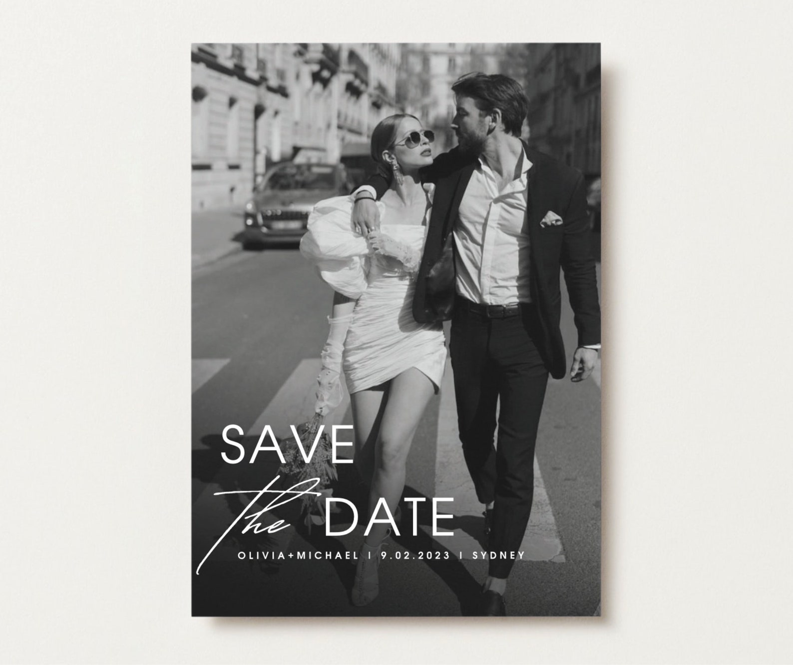 Save the Date Template | Modern Save the Date Template | Minimal Save ...