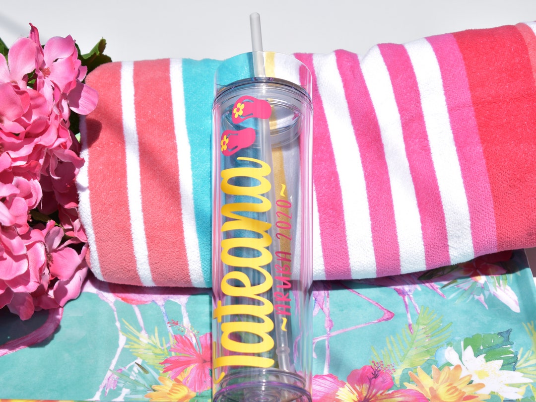 Personalized Water Bottle Girls Trip Custom Cup for Group Trip Jamaica ...