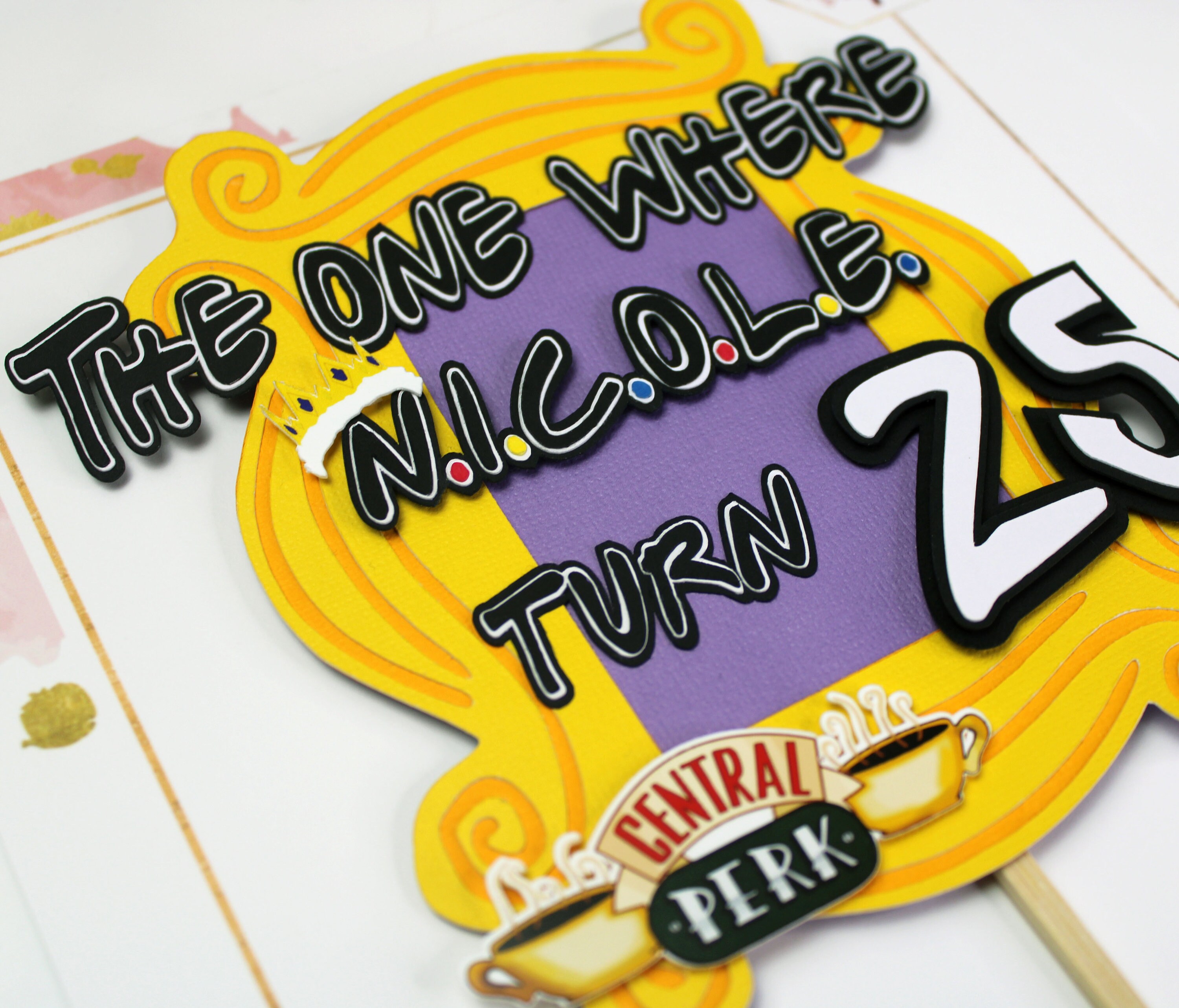 Friends customized cake topper | Etsy