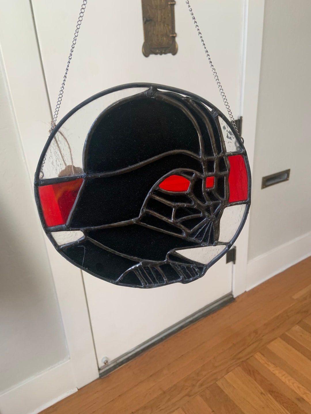 Darth Vader Stained Glass Piece Etsy