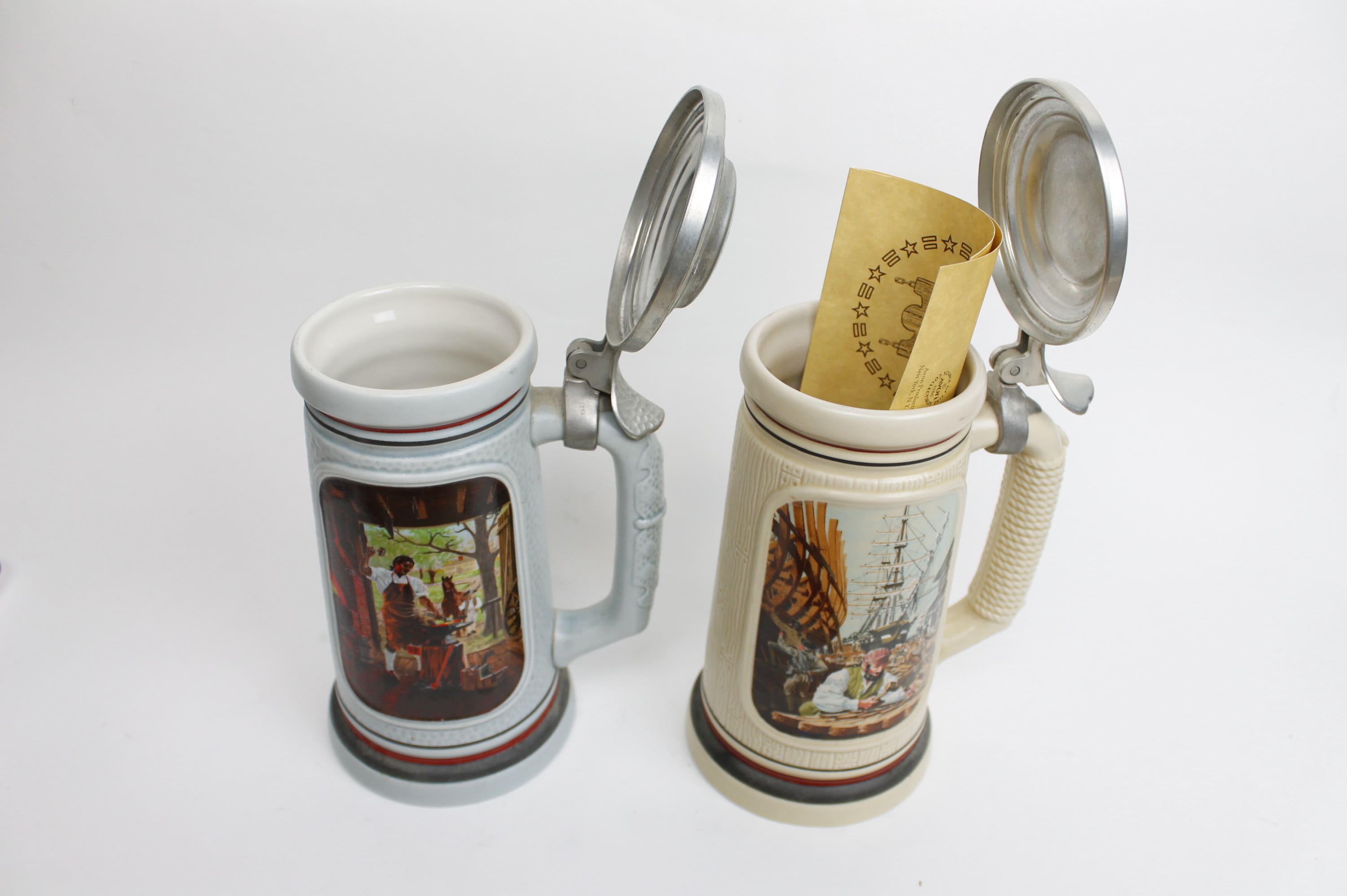 Vintage Eighties Era Avon Stein New Set of Two the Building | Etsy Canada