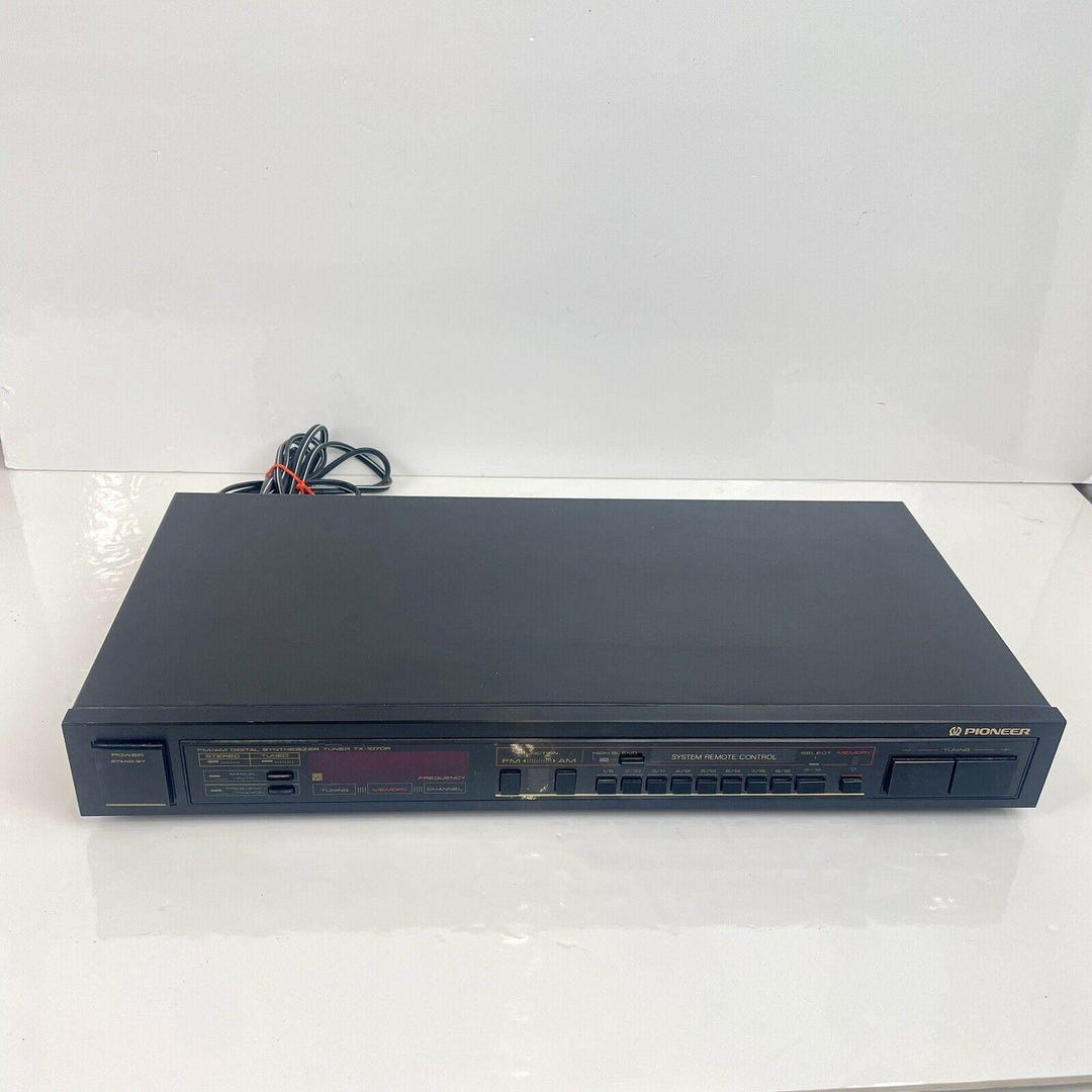 Vintage Pioneer TX-1070R AM FM Stereo Tuner Works Great! - Etsy