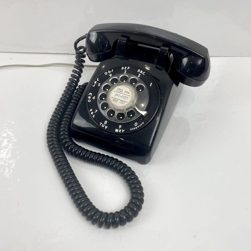 Rotary Dial Phone - Etsy