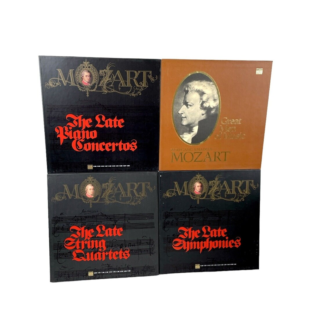 MOZART Time Life Records Collection Lot of Four (4) EUC - Etsy