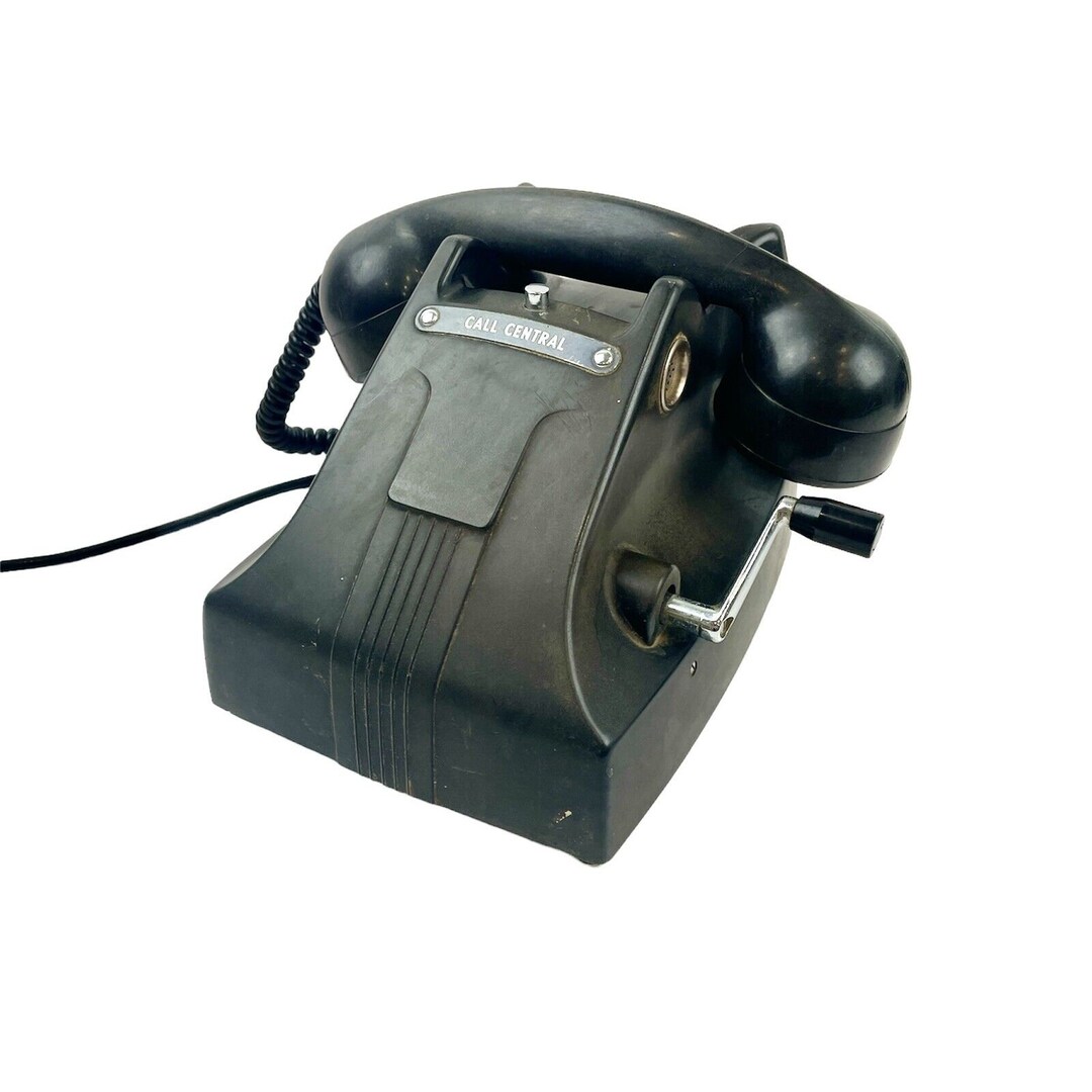 Rare Edition / Model - Antique GEC Crank / Magneto Bakelite Telephone ...