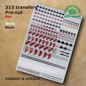 Daemon Hunter Knights Pre-cut Waterslide Transfer Decals Compatible ...