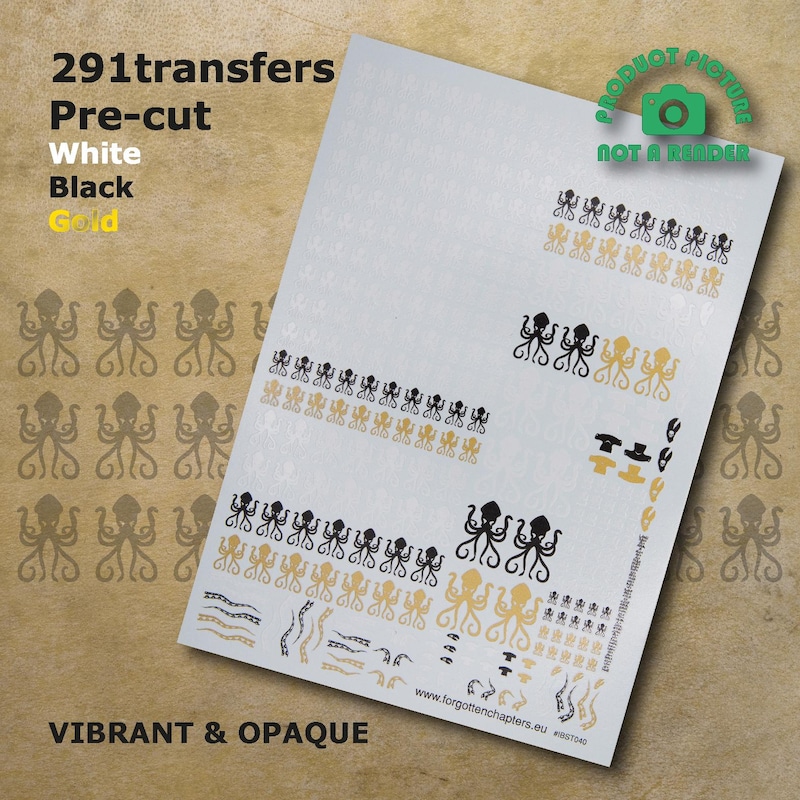 40k Transfer Sheets - Etsy