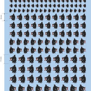 Print to Order Decals Old Medieval World and Fantasy Heraldry - Boar - Etsy