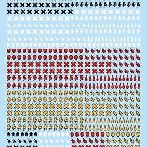 Pre-cut Squad Markings Transfers That Fit Perfectly Into 28 Mm Scale ...