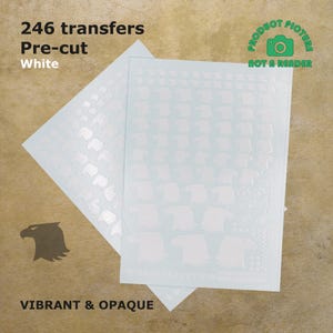 Pre-cut White Eagles Waterslide Transfer Decals Compatible With 28 Mm ...
