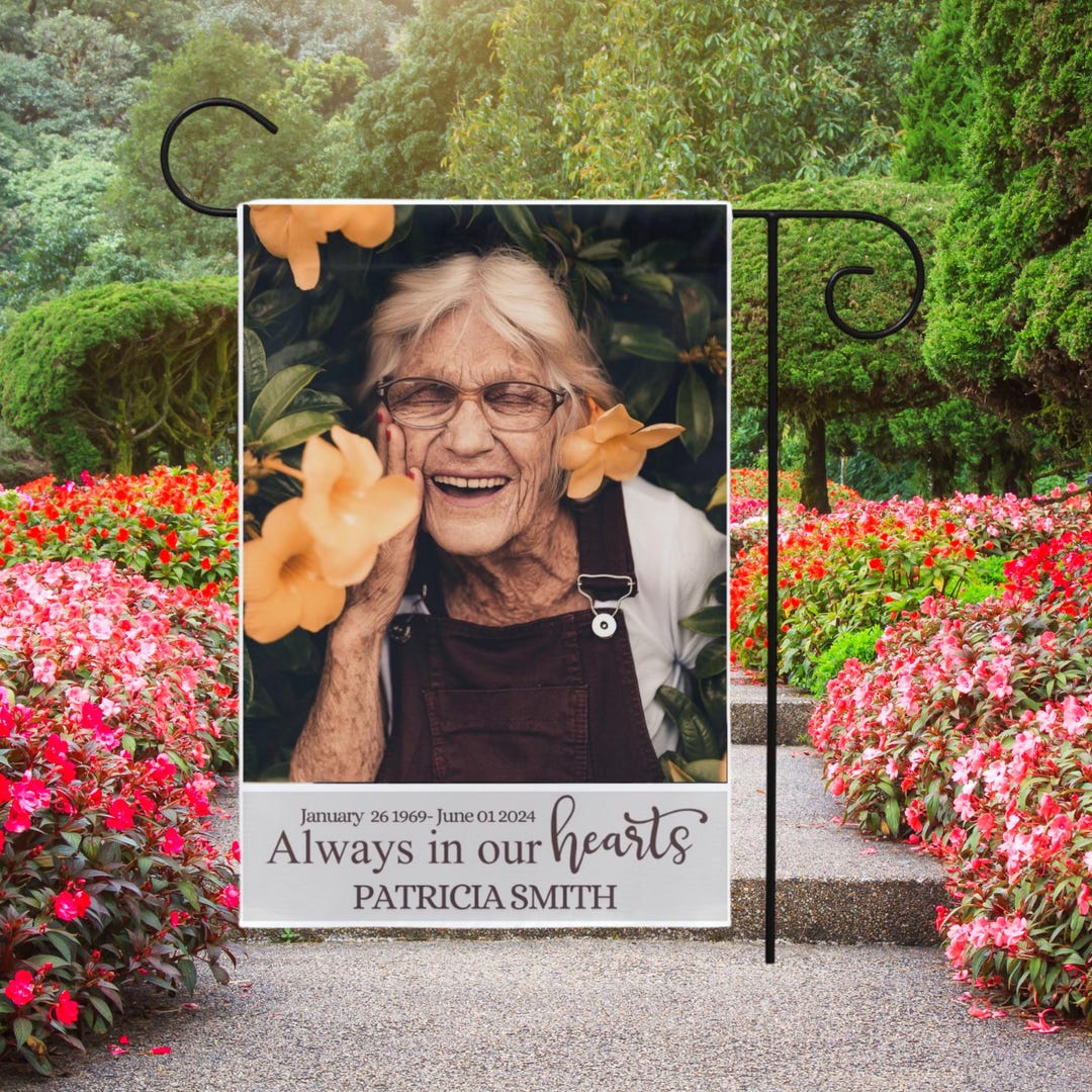 Personalized Memorial Flag: Custom Condolence Gift - Etsy