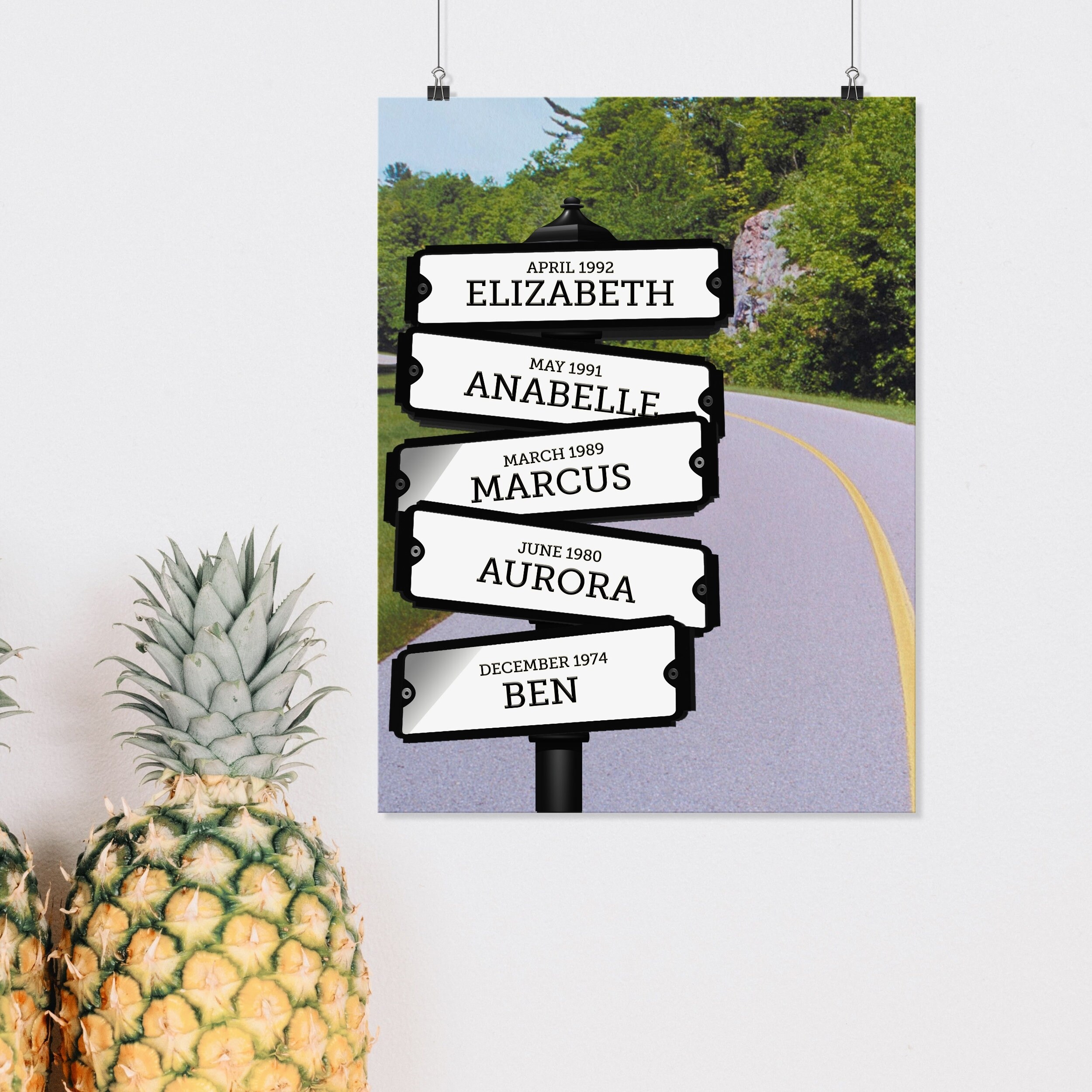 Personalized Street Sign Custom Name Canvas Wall Art Street | Etsy