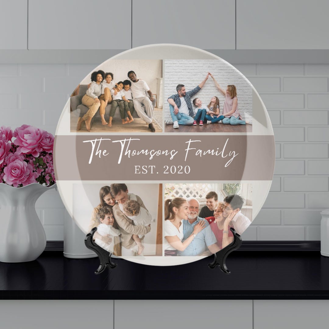 Custom Plate, Kitchen Plates, Custom Name Plate, Custom Gift, Dinner ...