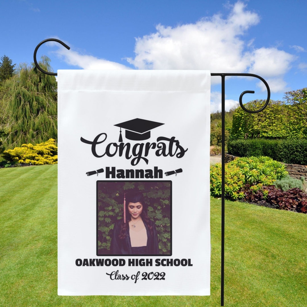 Custom Graduation Yard Flag, Personalized Graduation Yard Flag ...