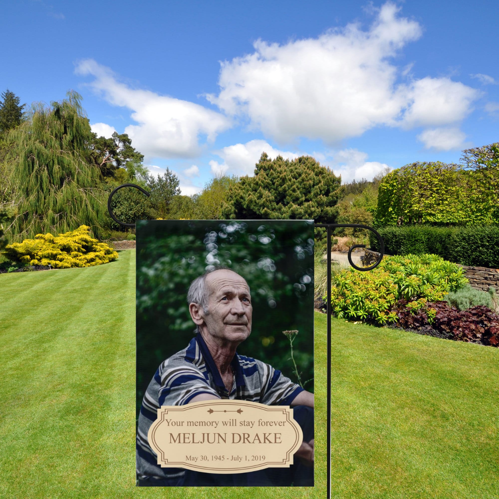 Personalized Memorial Flag: Custom Condolence Gift - Etsy