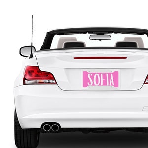 Custom License Plate Cover, Custom Name, Custom Plate Cover, Car Frame ...