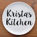 Your Name Custom Plate Personalized Plate Personalized Name Plate ...