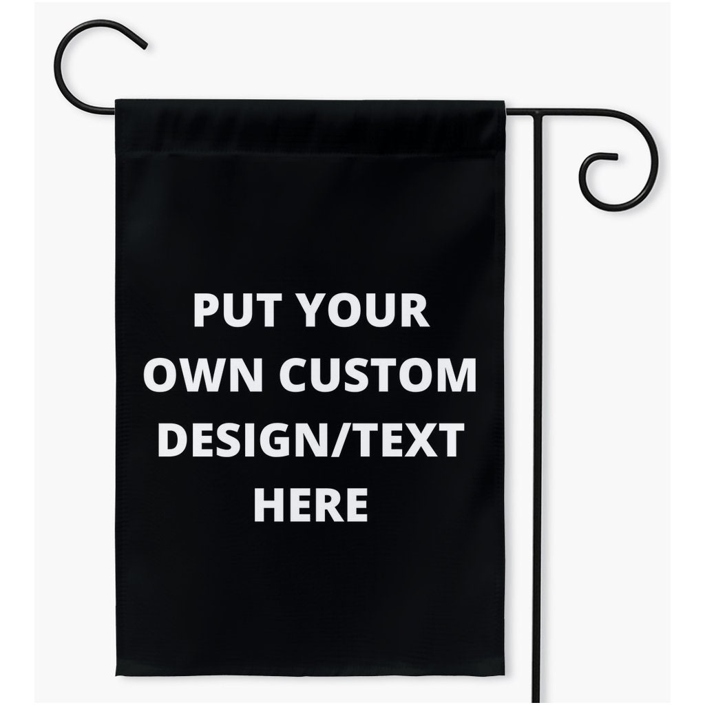 Personalized Design Text Yard Flag Personalized Outdoor - Etsy