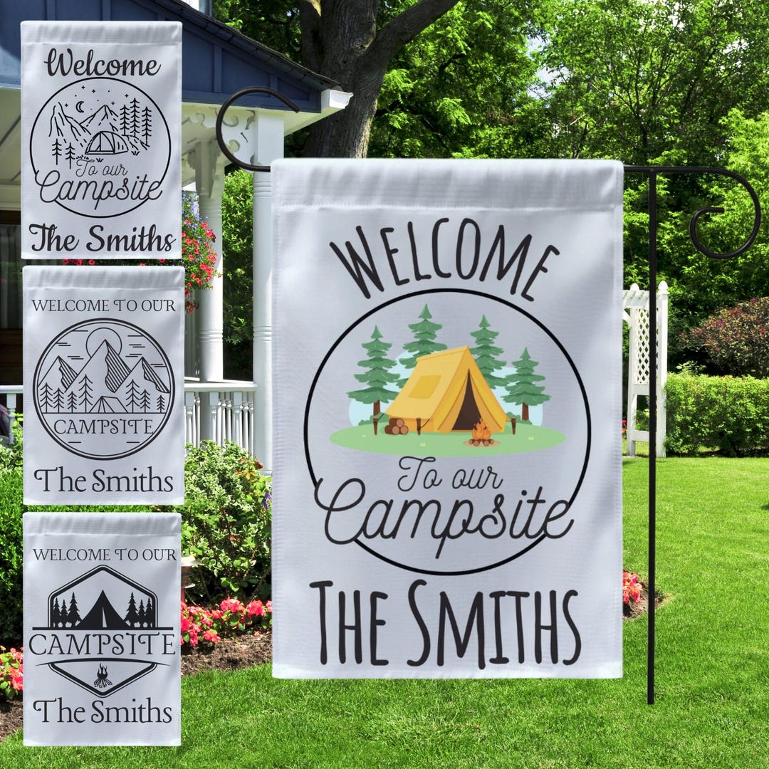 Personalized Yard Flag, Custom Yard Flag, Custom Gifts, Camp Flag ...