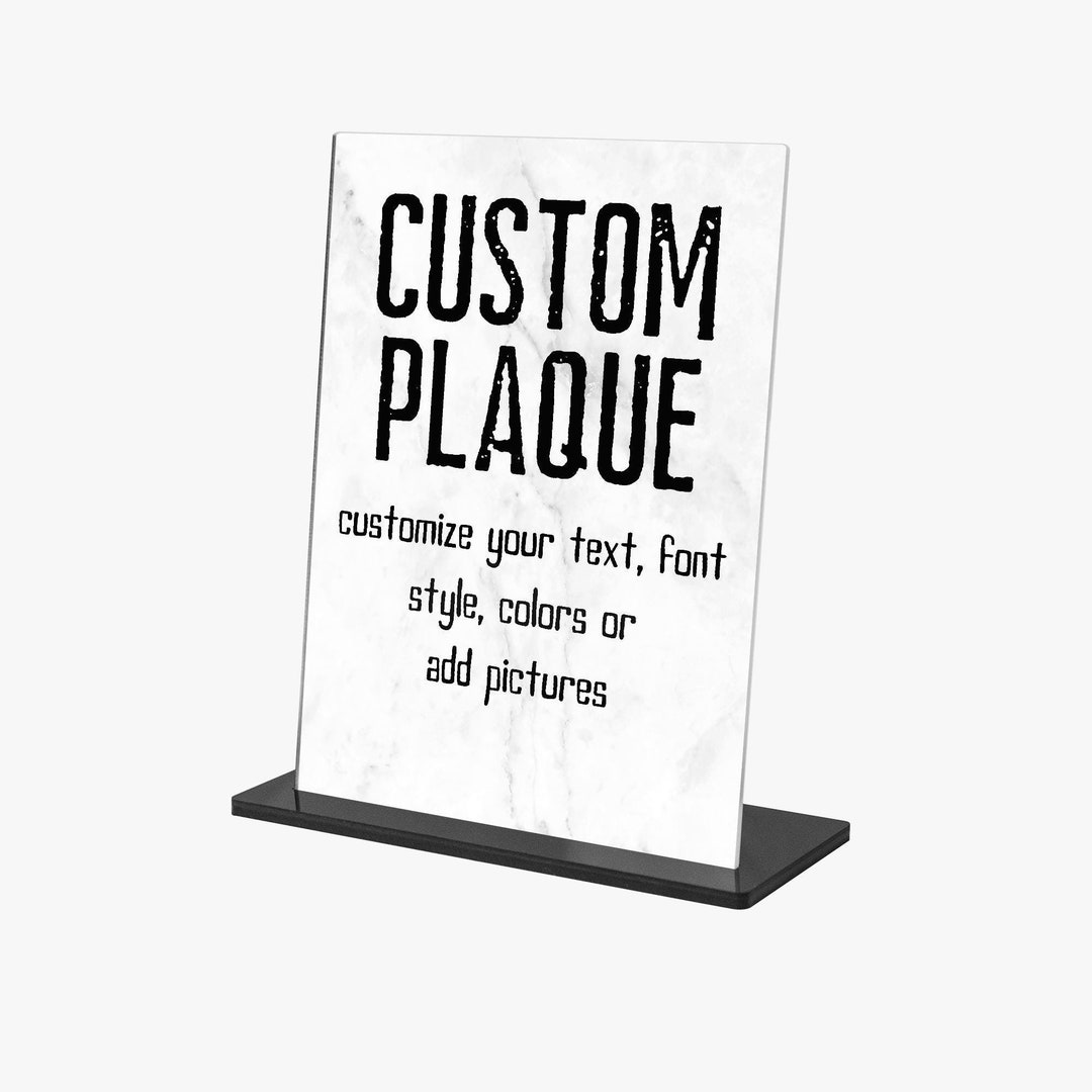 Custom Acrylic Sign, Custom Sign, Custom Logo, Outdoor Metal Sign ...