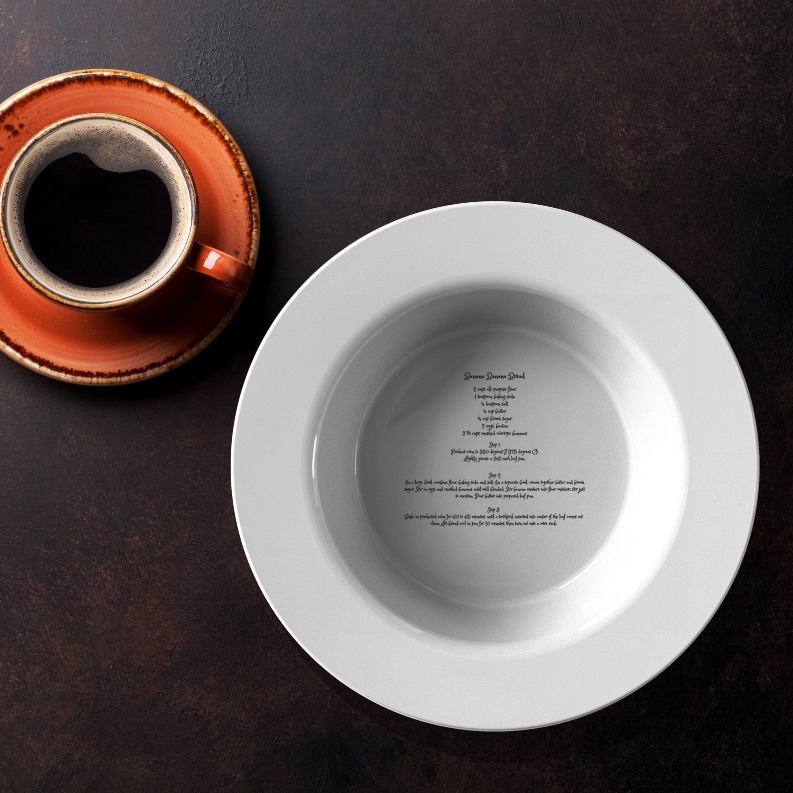 Put Your Own Recipe on Bowl Custom Recipe Personalized Bowl - Etsy