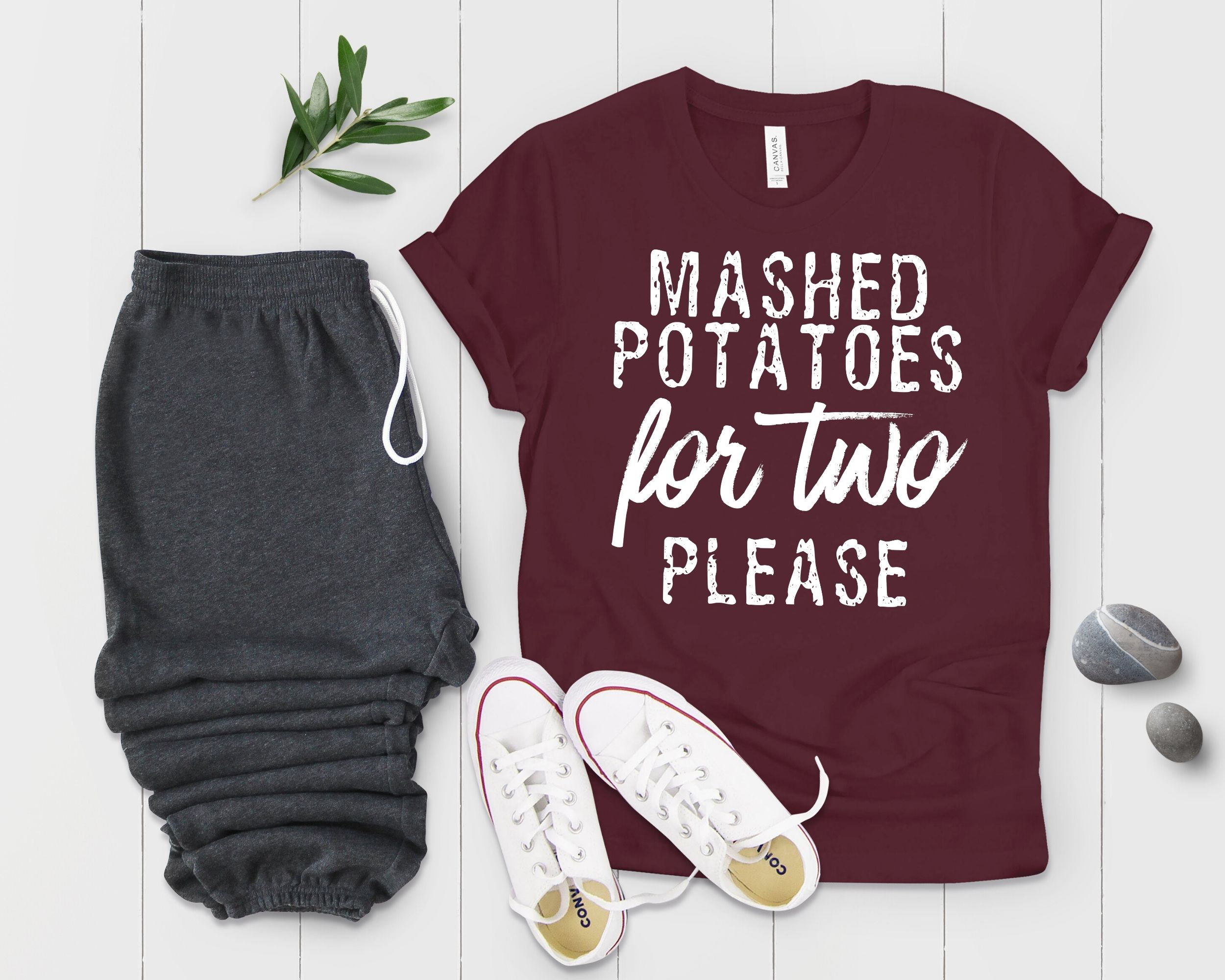 Mashed Potatoes for Two Please Future Mom Shirt - Maternity Tee - Etsy
