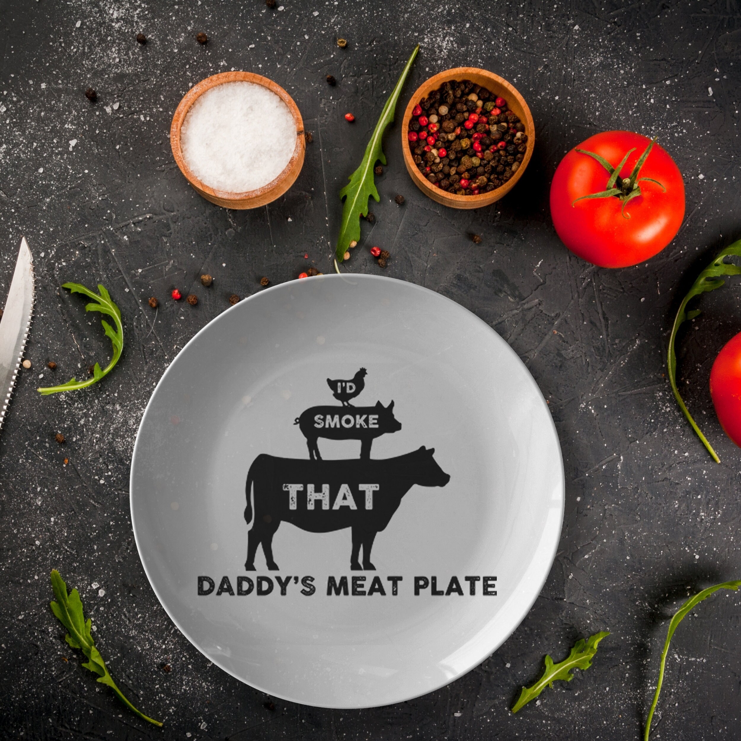 Customized Name Plate Custom Kitchen Plate Father's - Etsy