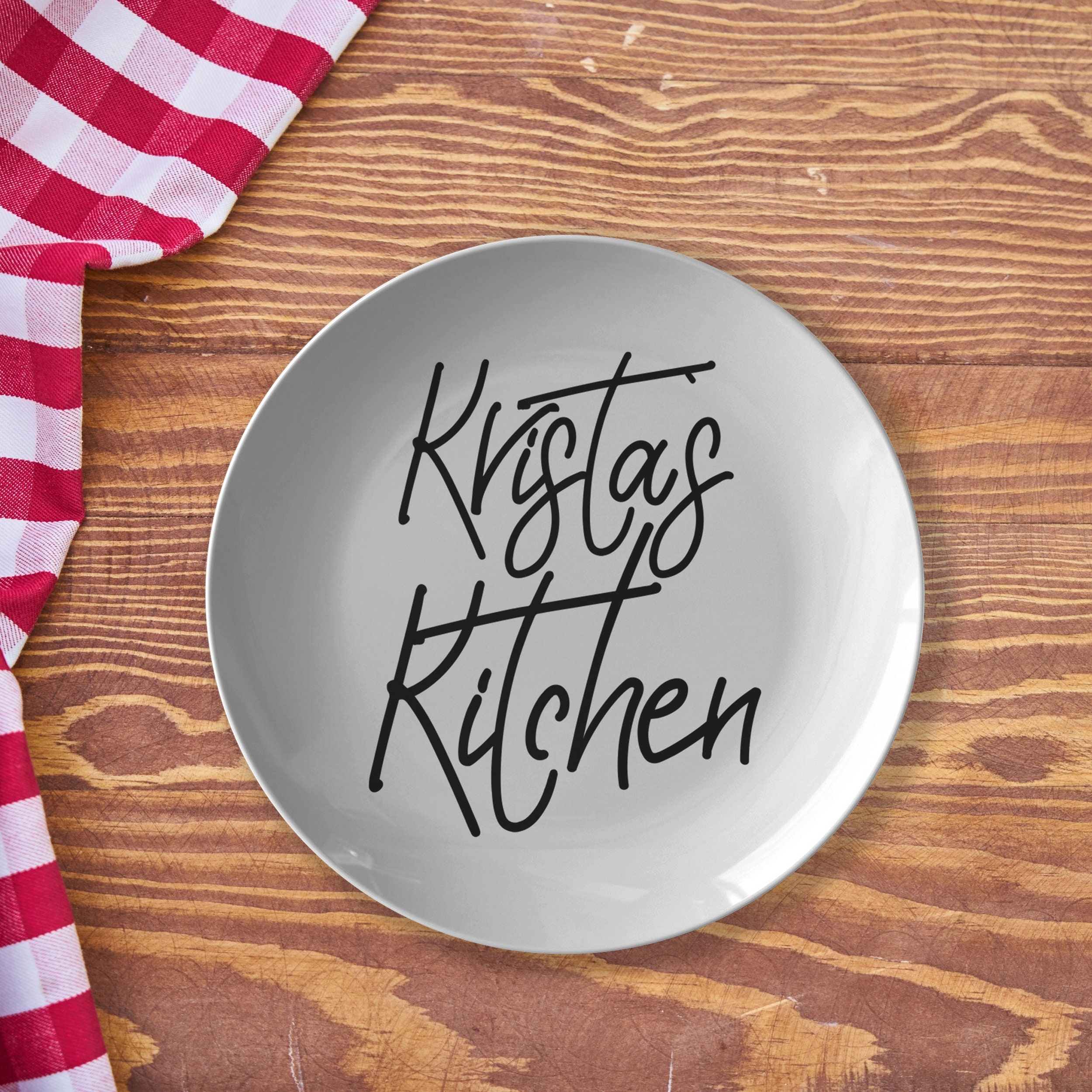 Your Name Custom Plate Personalized Plate Personalized - Etsy