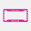 Breast Cancer Awareness Custom License Plate Frame | Breast Cancer ...