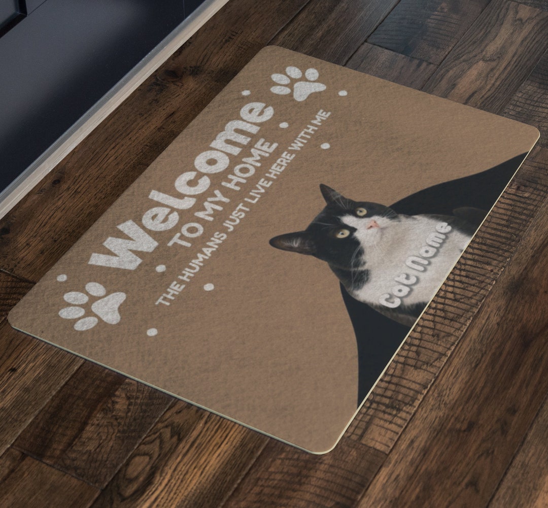 Personalized Front Porch Text Door Mat | Welcome to My Home Custom ...