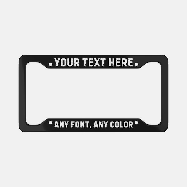 Personalized License Plates Holder - Etsy