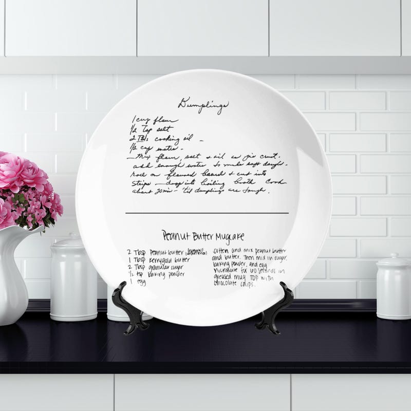 Custom Recipe Plates - Etsy
