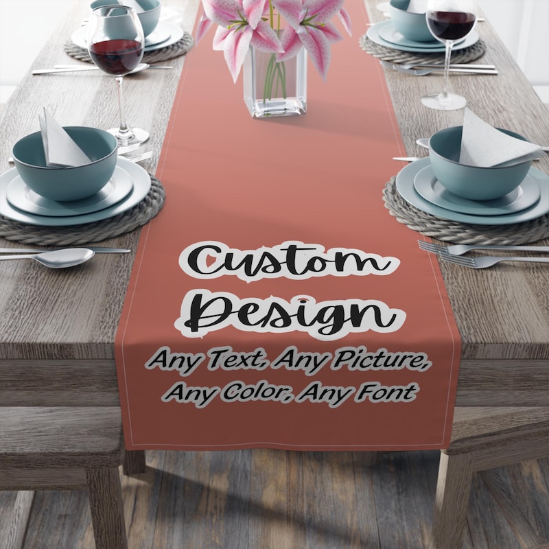 Custom Table Runner - Etsy