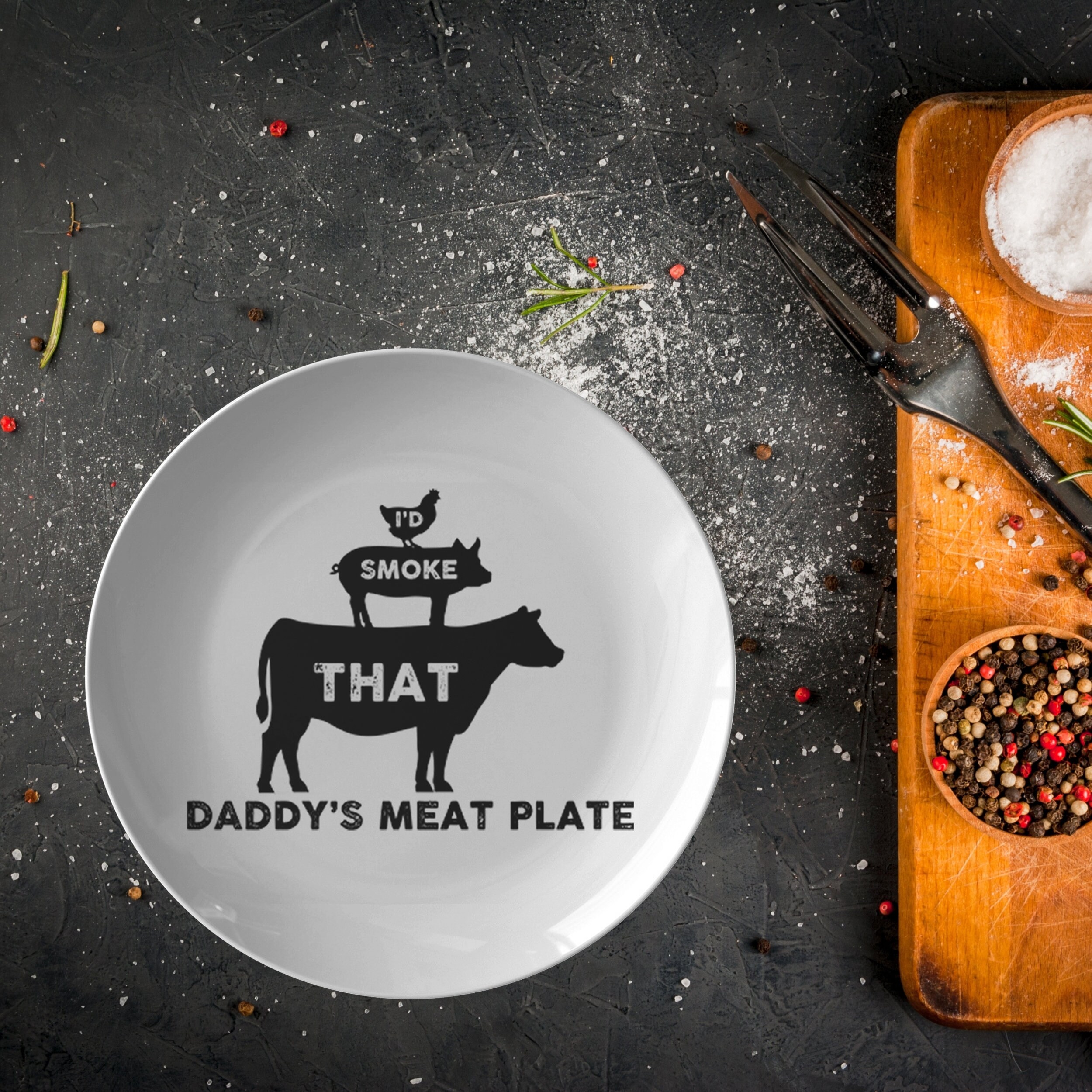 Customized Name Plate Custom Kitchen Plate Father's - Etsy