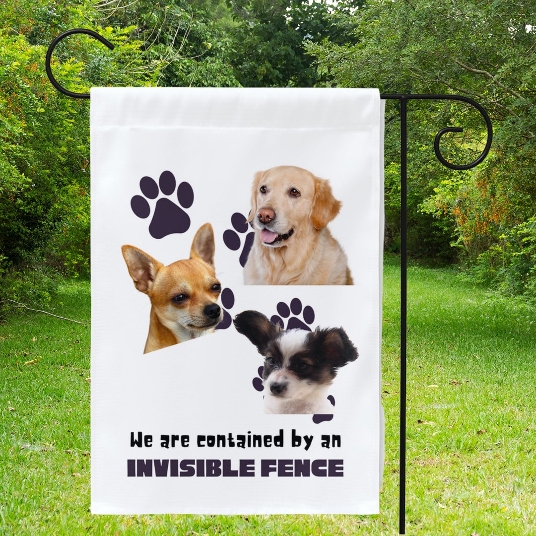 Personalized Garden Dog Yard Flags Welcome Yard Flag - Etsy