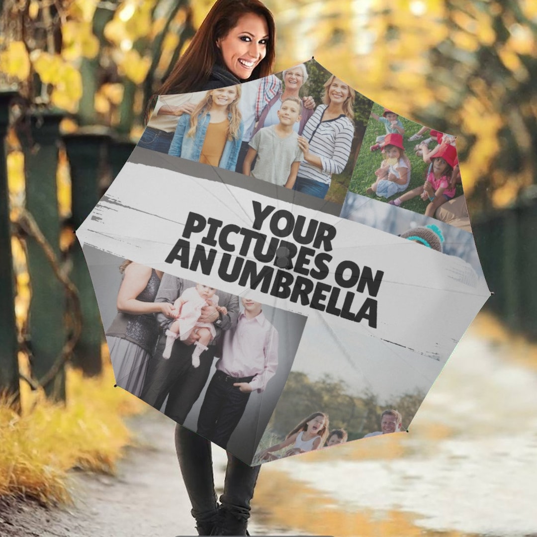 Personalized Photo Umbrella: Custom Picture Gift - Etsy