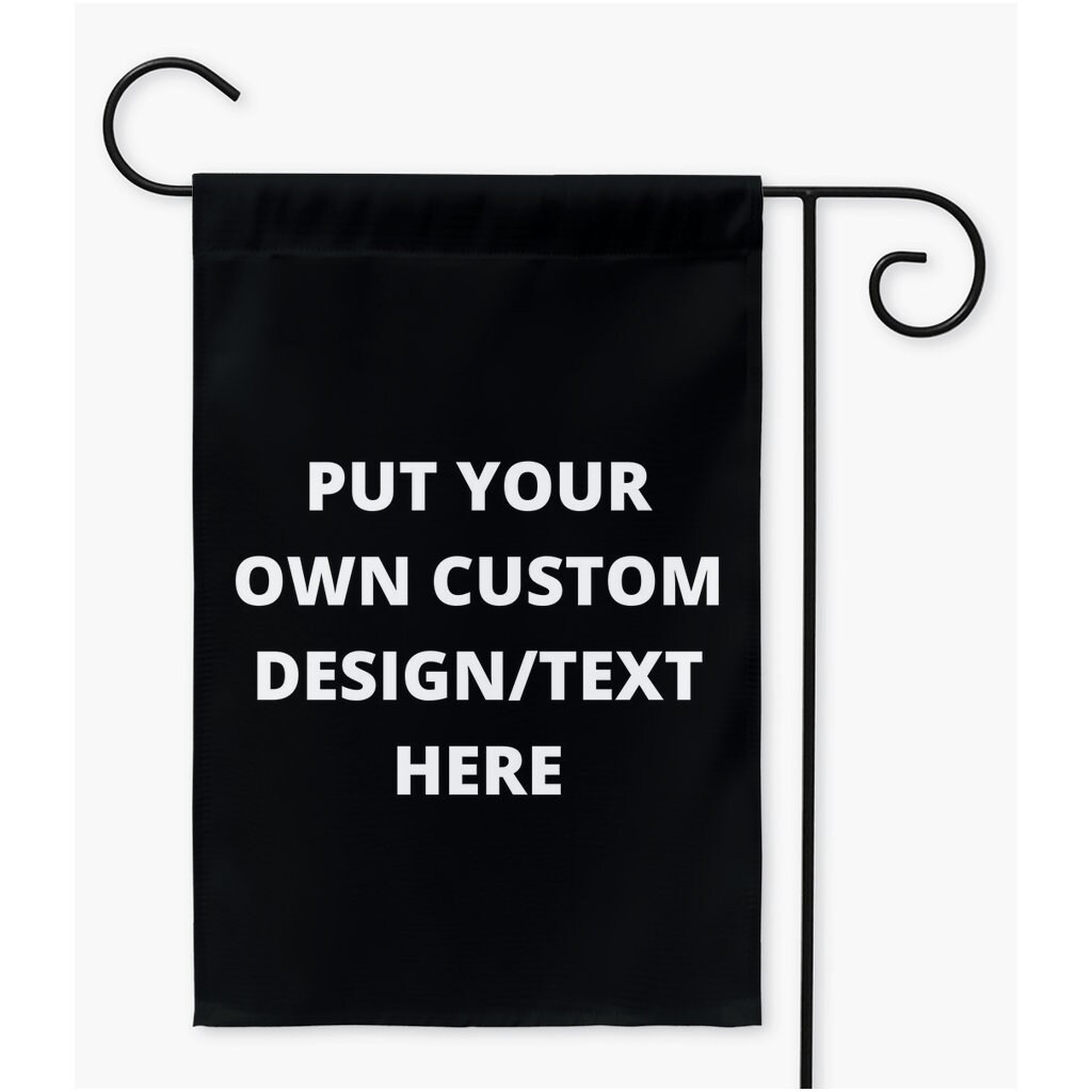 Personalized Design Text Yard Flag Personalized Outdoor - Etsy