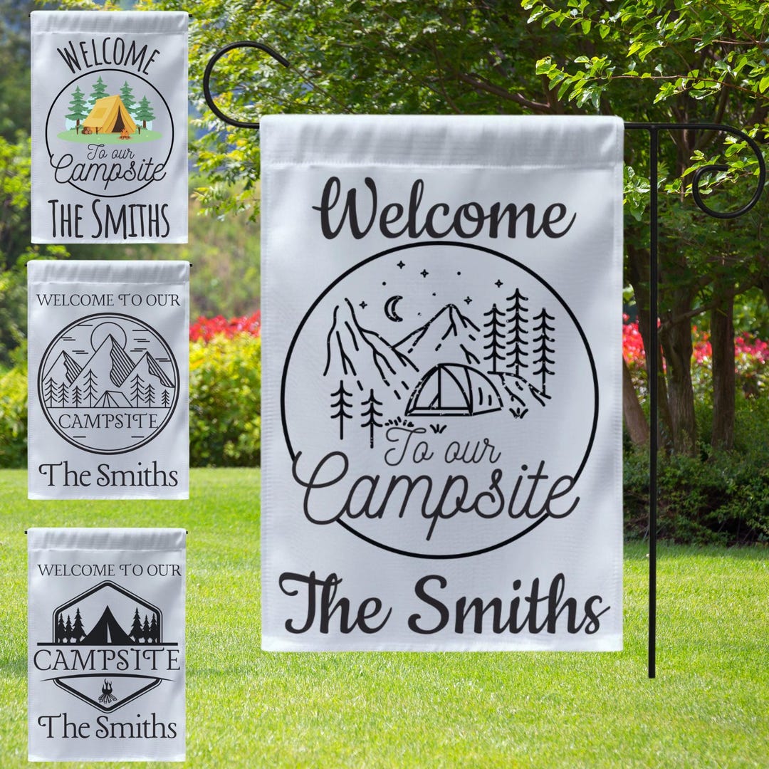 Personalized Yard Flag, Custom Yard Flag, Custom Gifts, Camp Flag ...