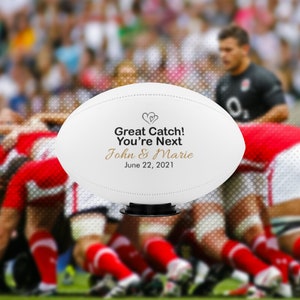 Personalized Rugby Ball, Great Catch Your Next Rugby Ball, Custom Rugby ...