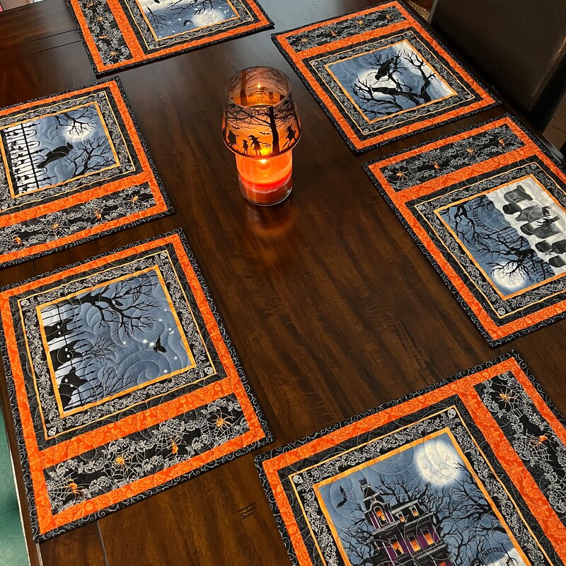 Halloween Placemat - Etsy
